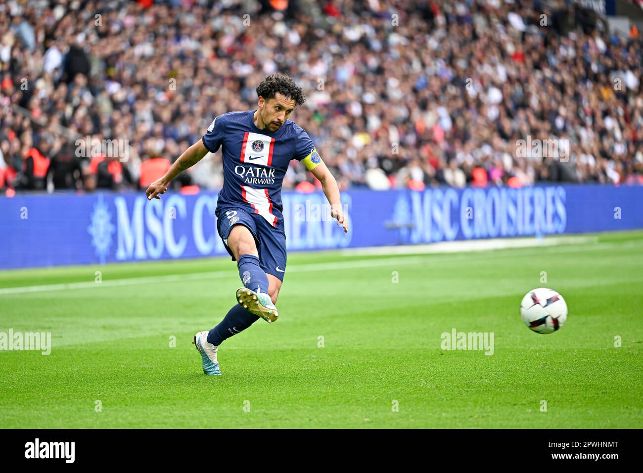 Marquinhos (Marcos Aoas Correa) during the Ligue 1 Uber Eats football ...