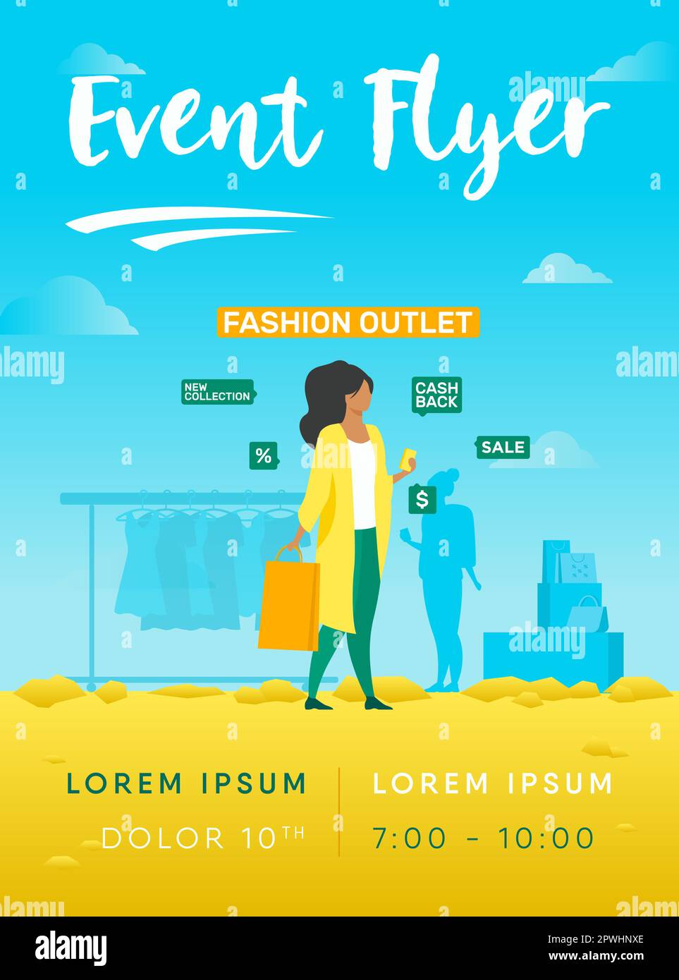 Visiting store Stock Vector Images - Alamy