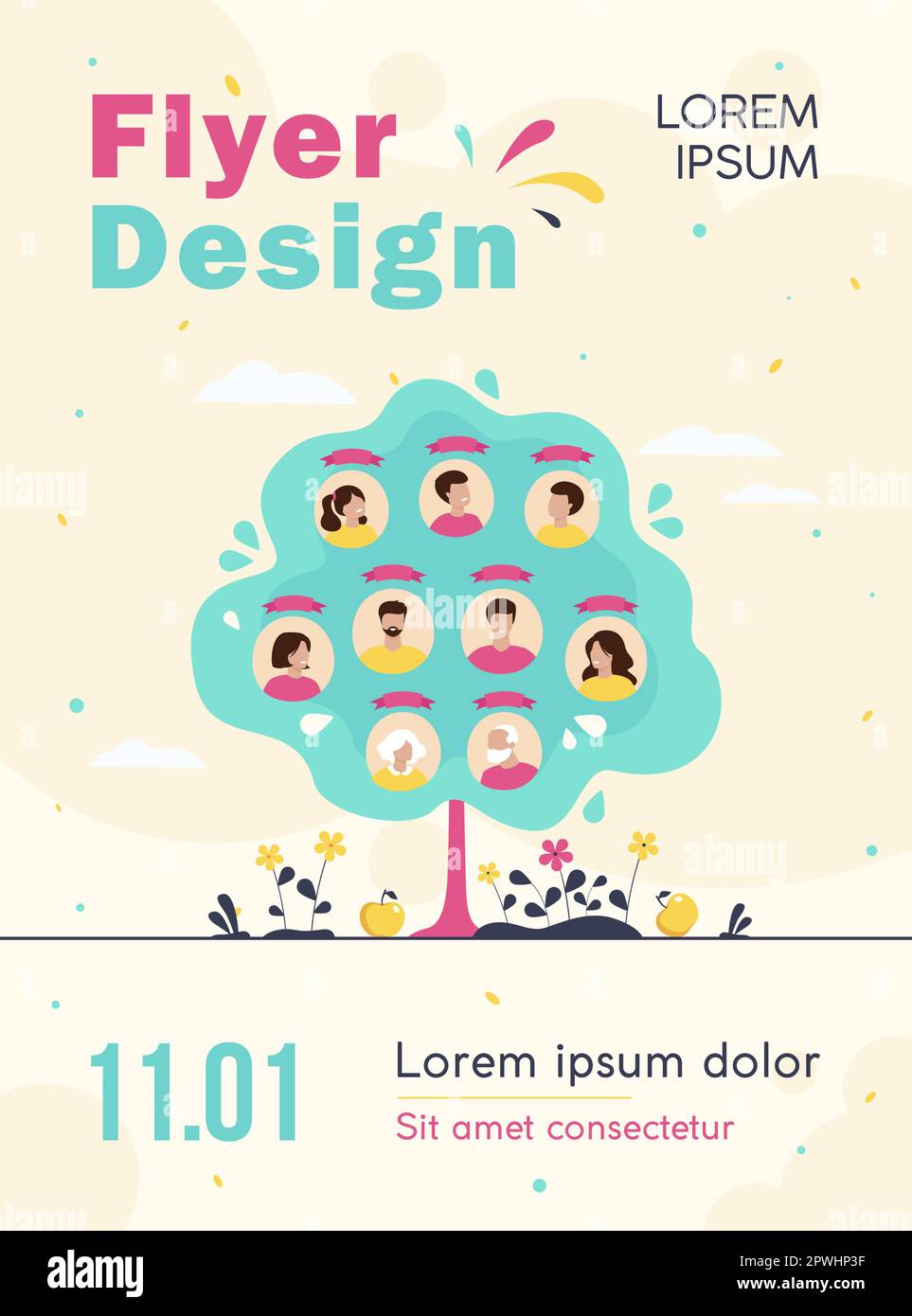 Family tree concept Stock Vector Image & Art - Alamy