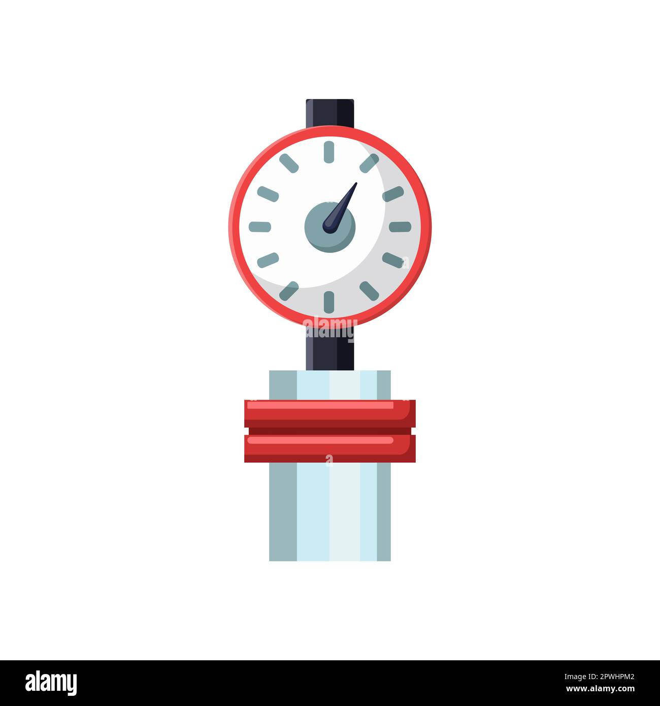 Manometer for pipes vector illustration Stock Vector Image & Art - Alamy