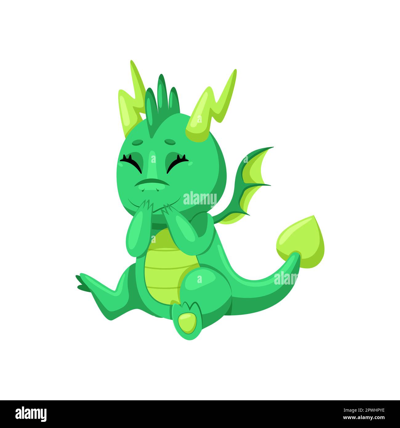 Baby fairytale monster sitting and laughing Stock Vector Image & Art ...