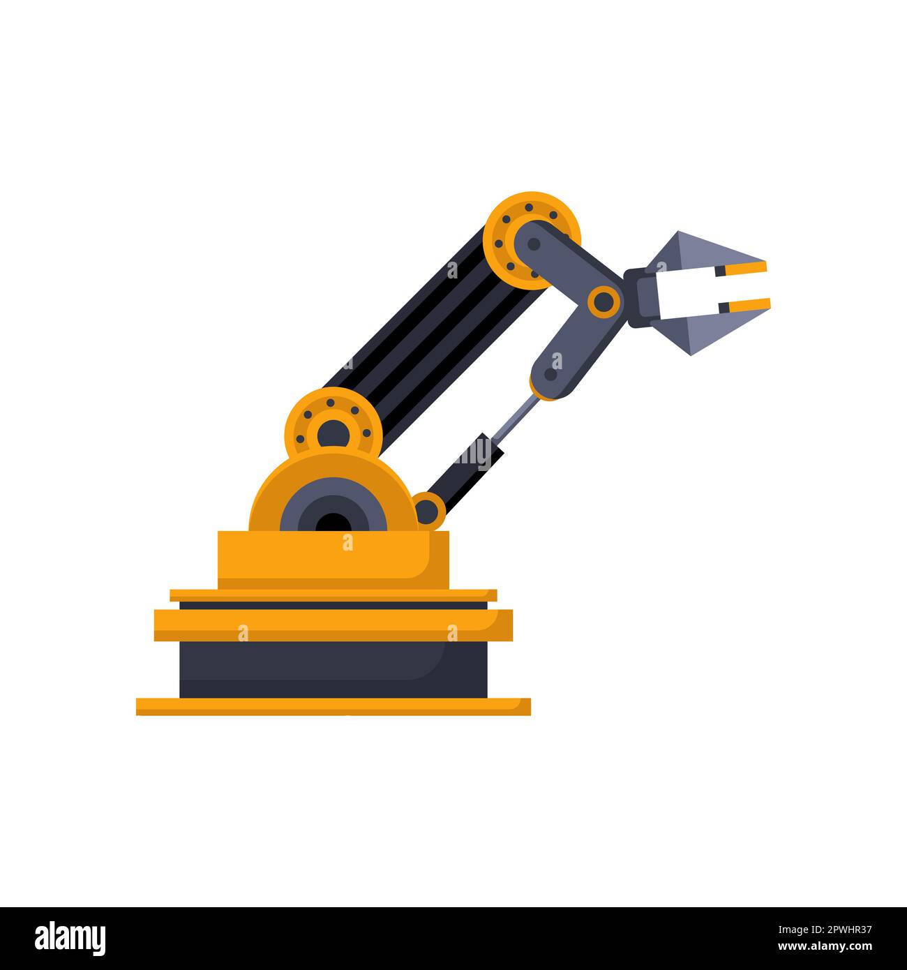Robotic arm or hand for manufacturing industry Stock Vector Image & Art ...