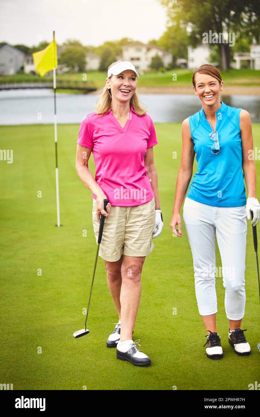 Its a good time... no matter how you play. Full length shot of two ...