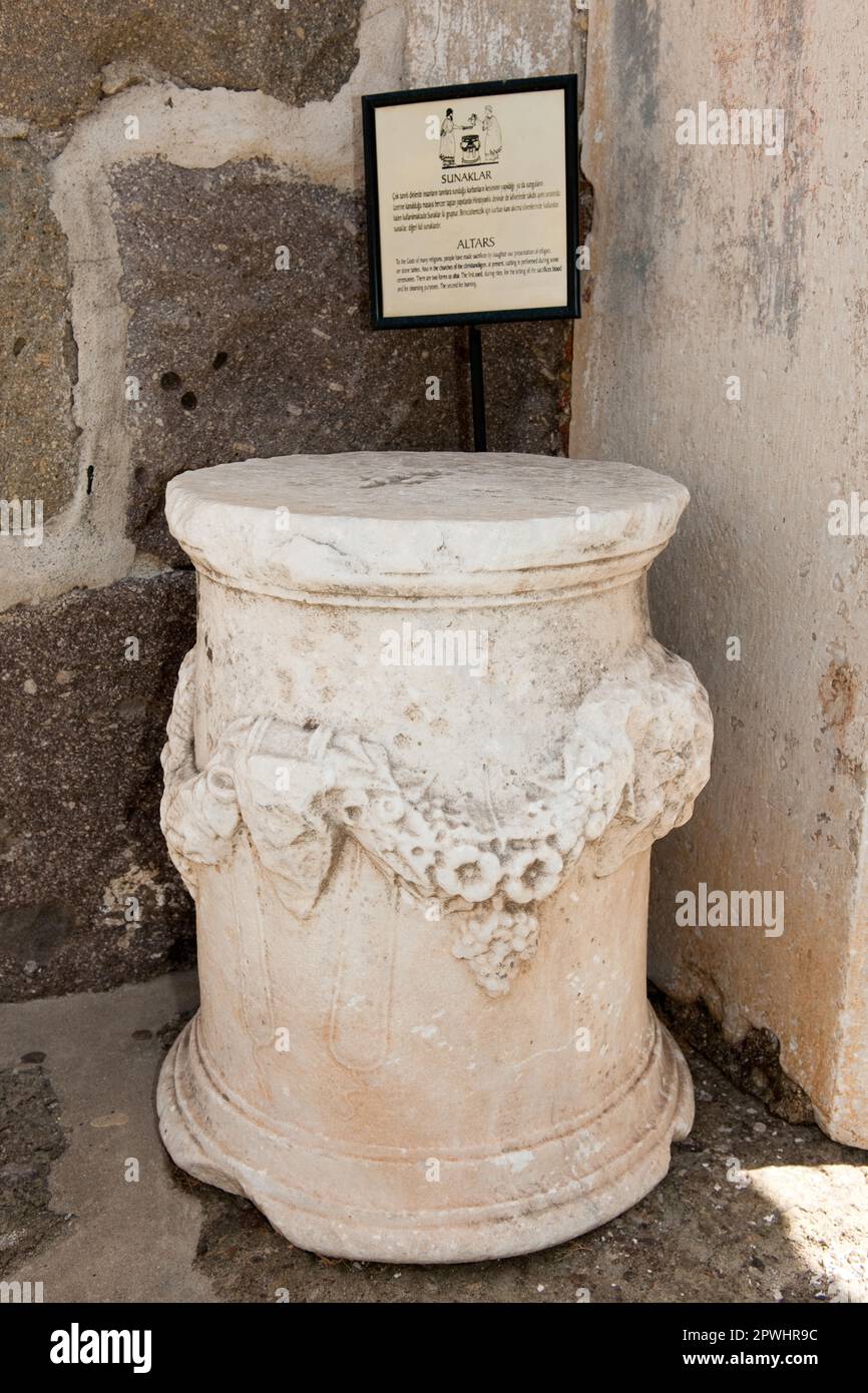 Altar of Sacrifice, Museum of Underwater Archaeology, Bodrum Fortress ...