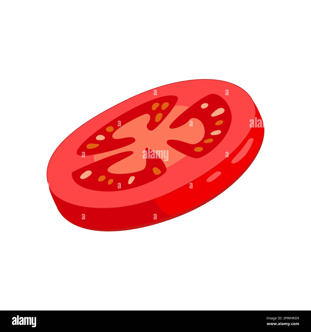 Cartoon Tomato Slice Cartoon Tomato Slice Vector Images (over 7,300)