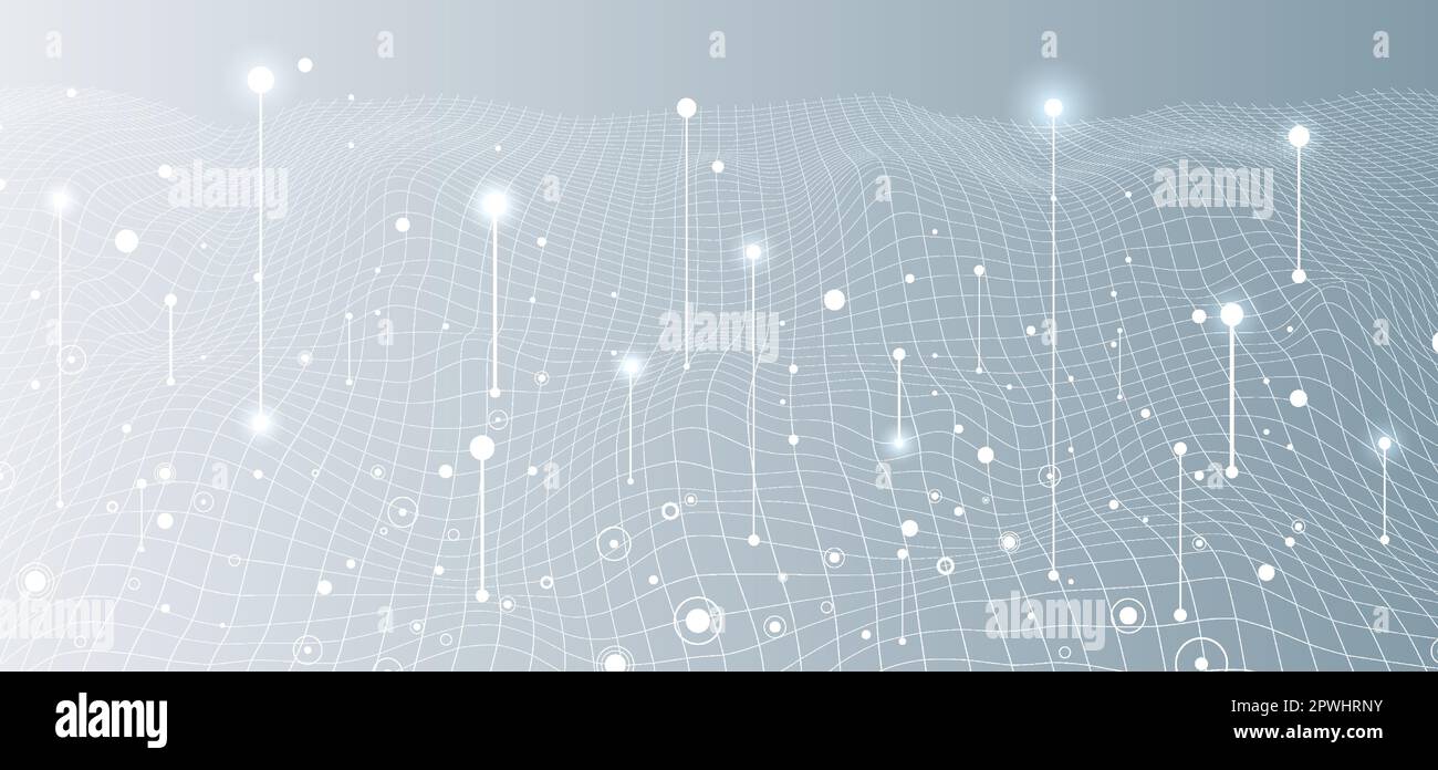 Big data visual information background. Social network concept ...