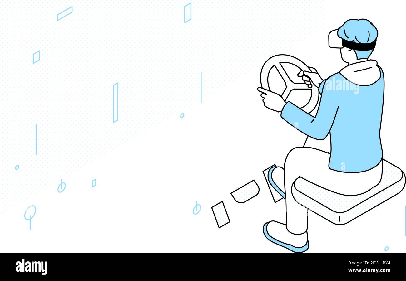 Head mounted display steering wheel hi-res stock photography and images ...