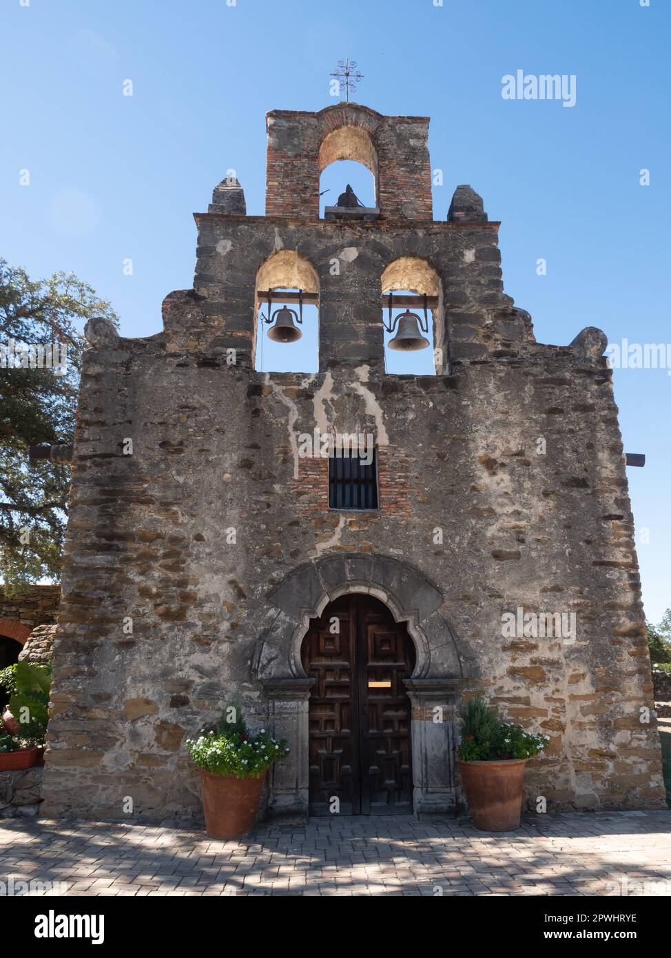 Mission Espada San Antonio Texas Rock Oak Deer: Visiting Mission