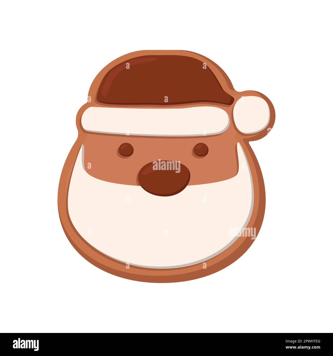 Christmas dessert santa claus Stock Vector Images - Alamy