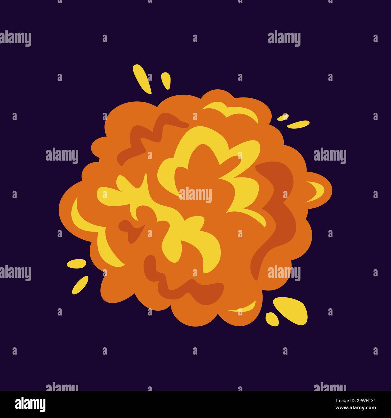 Cloud from explosion vector illustration Stock Vector Image & Art - Alamy