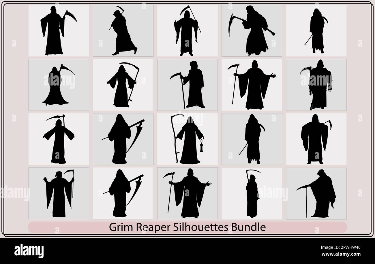 Grim Reaper Side Silhouette