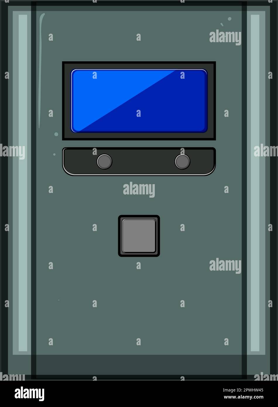 equipment battery backup cartoon. energy power, electricity electric ...