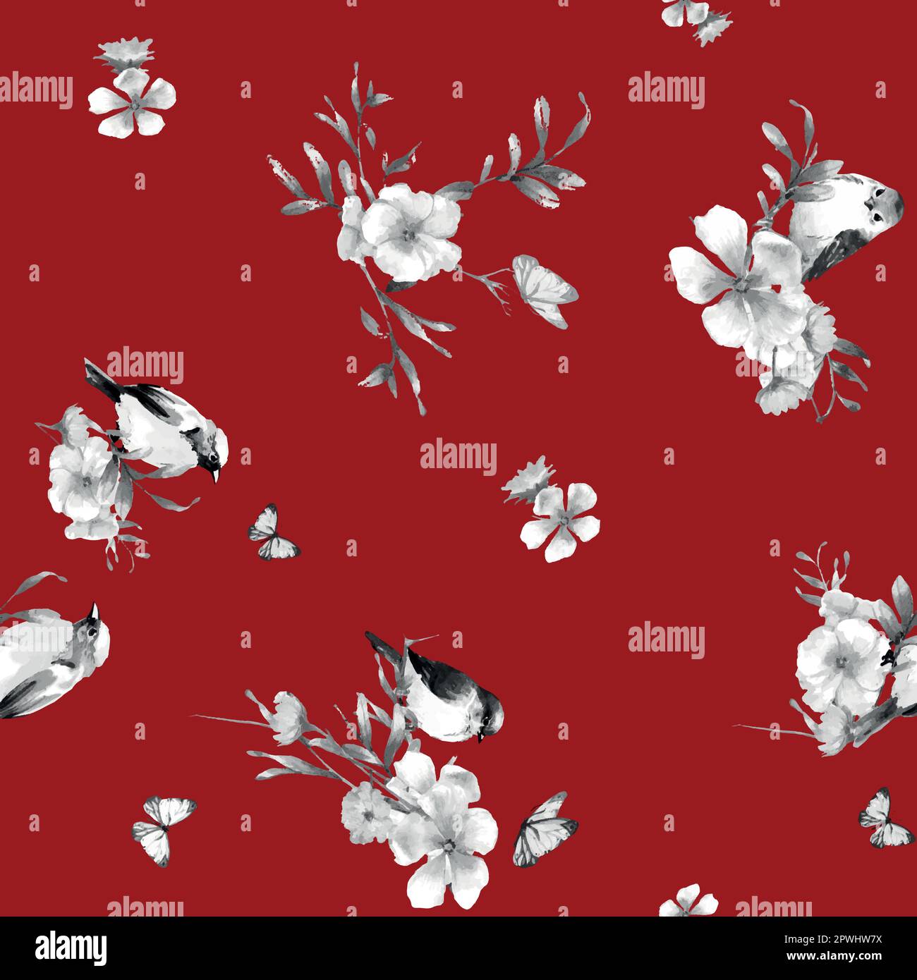 flowers pattern for ladies fabric design textile Stock Vector Image ...