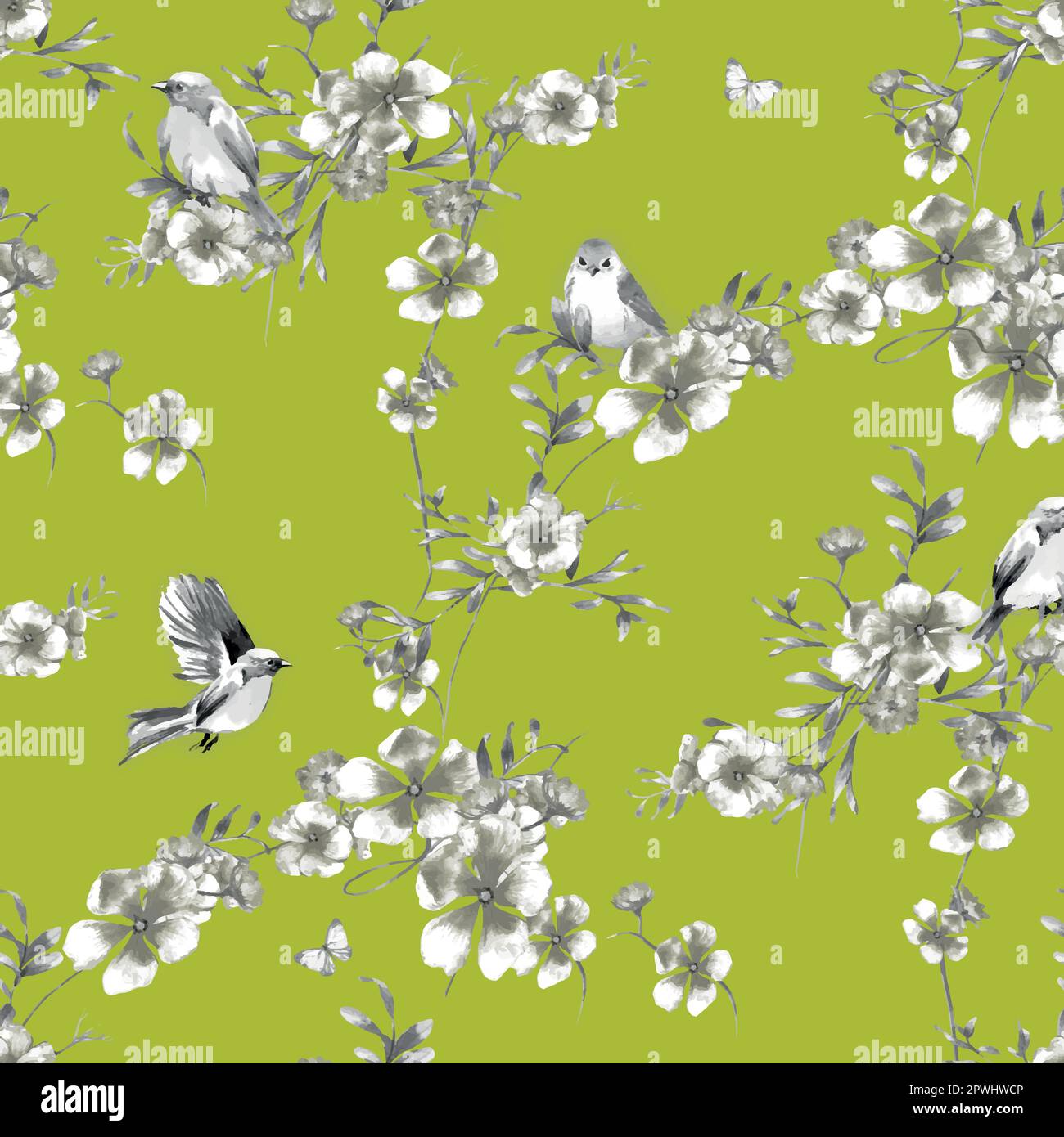 flowers pattern for ladies fabric design textile Stock Vector Image ...