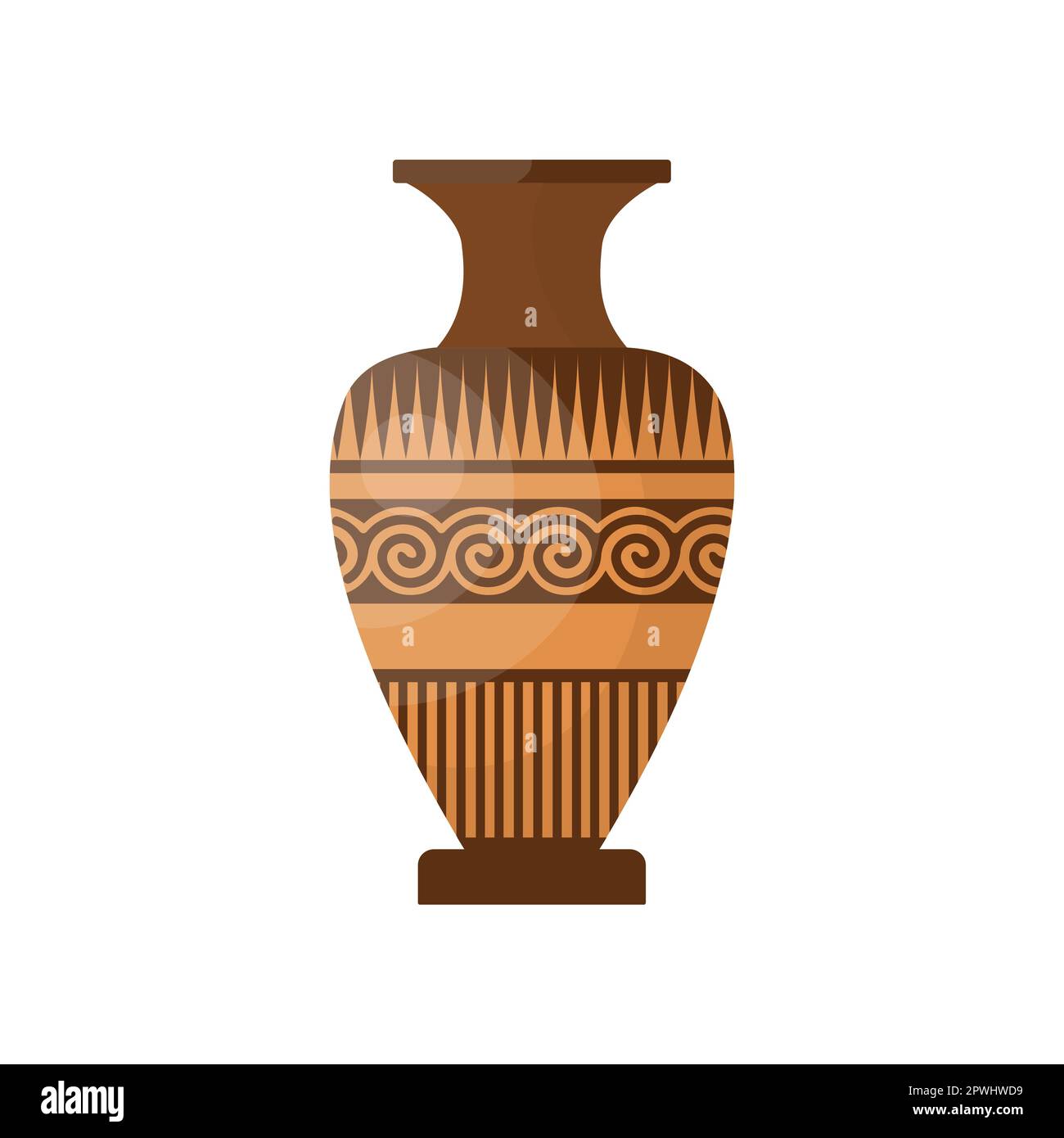 Ornate Greek amphora for oil and liquids Stock Vector Image & Art - Alamy