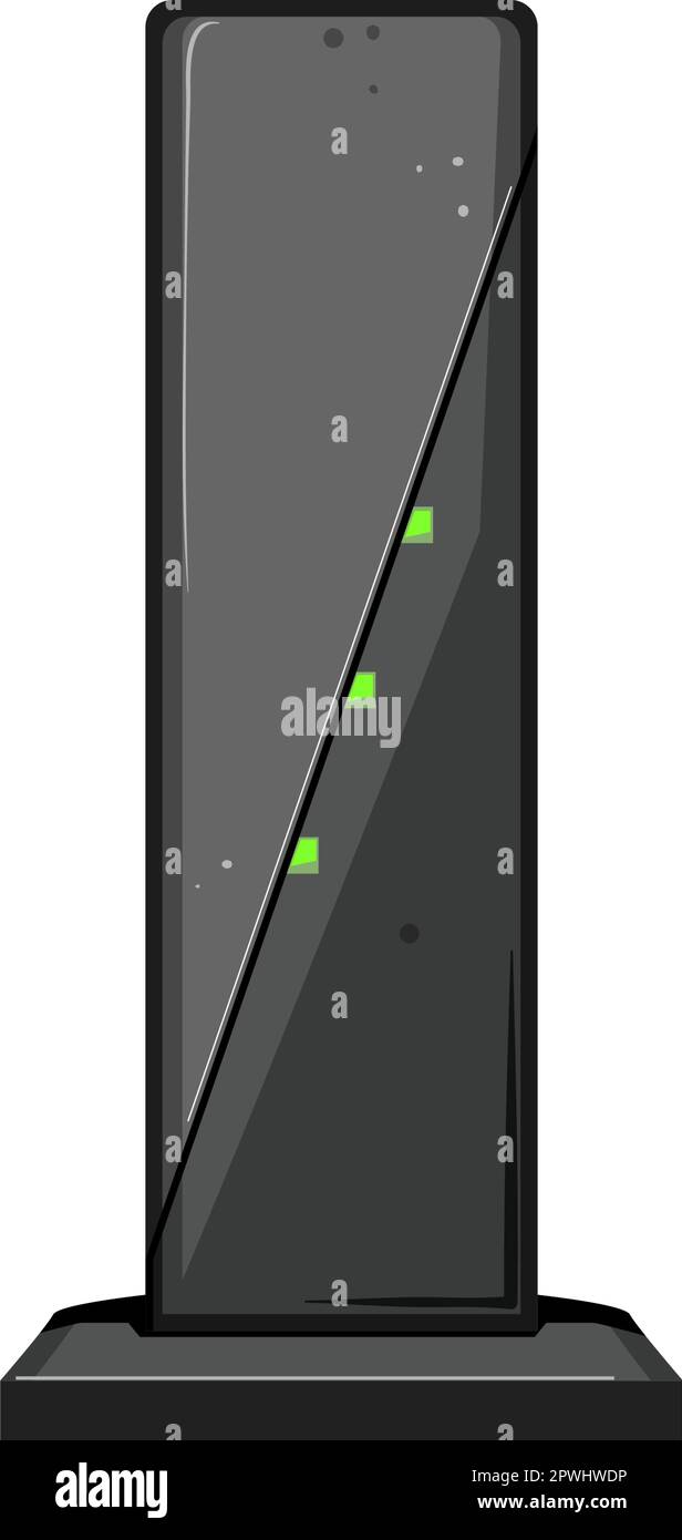 connection dsl modem cartoon. ethernet network, wireless internet ...