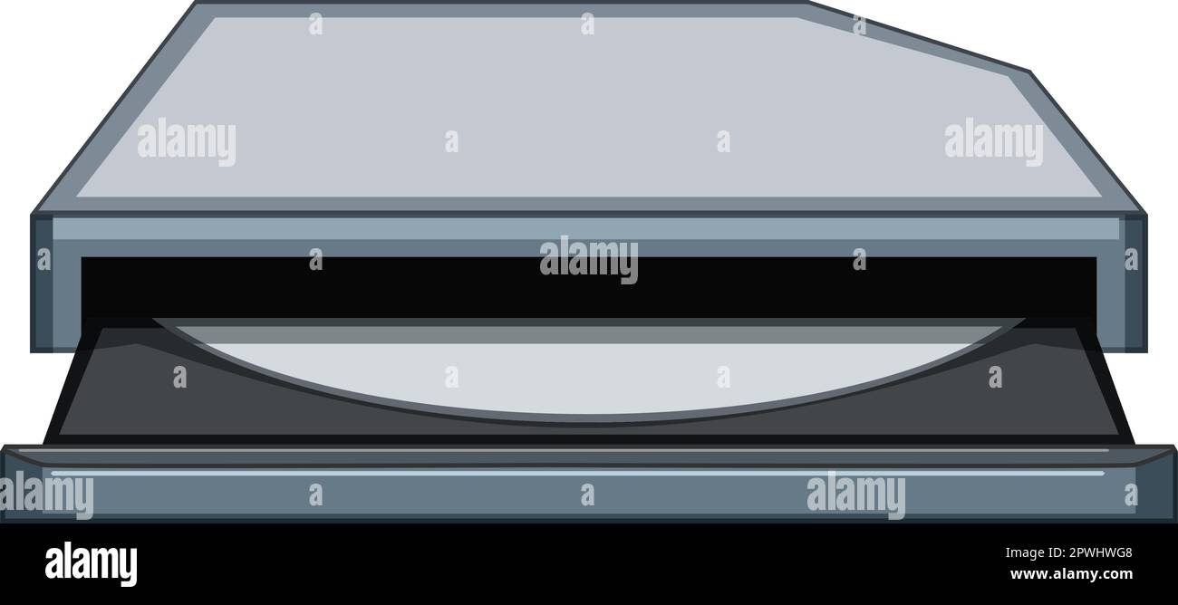 storage dvd drive cartoon. disc equipment, information computer storage ...