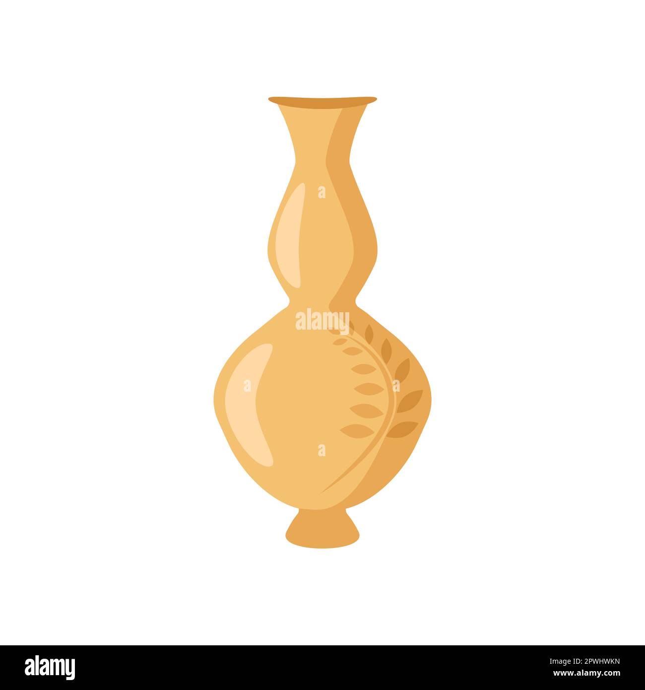 Yellow vase cartoon illustration Stock Vector Image & Art - Alamy