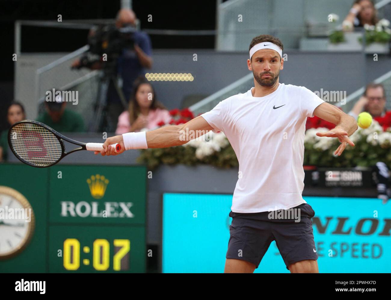 Madrid, Spain. 30th Apr, 2023. Igor Dimitrov of Bulgaria during the ...