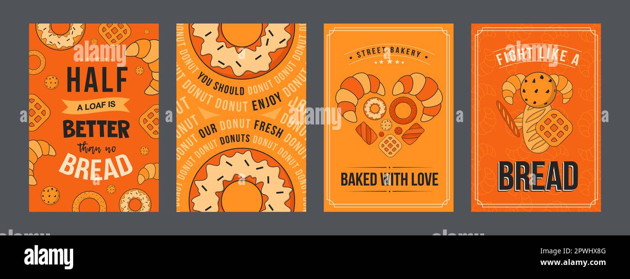 Baking posters set Stock Vector Image & Art - Alamy