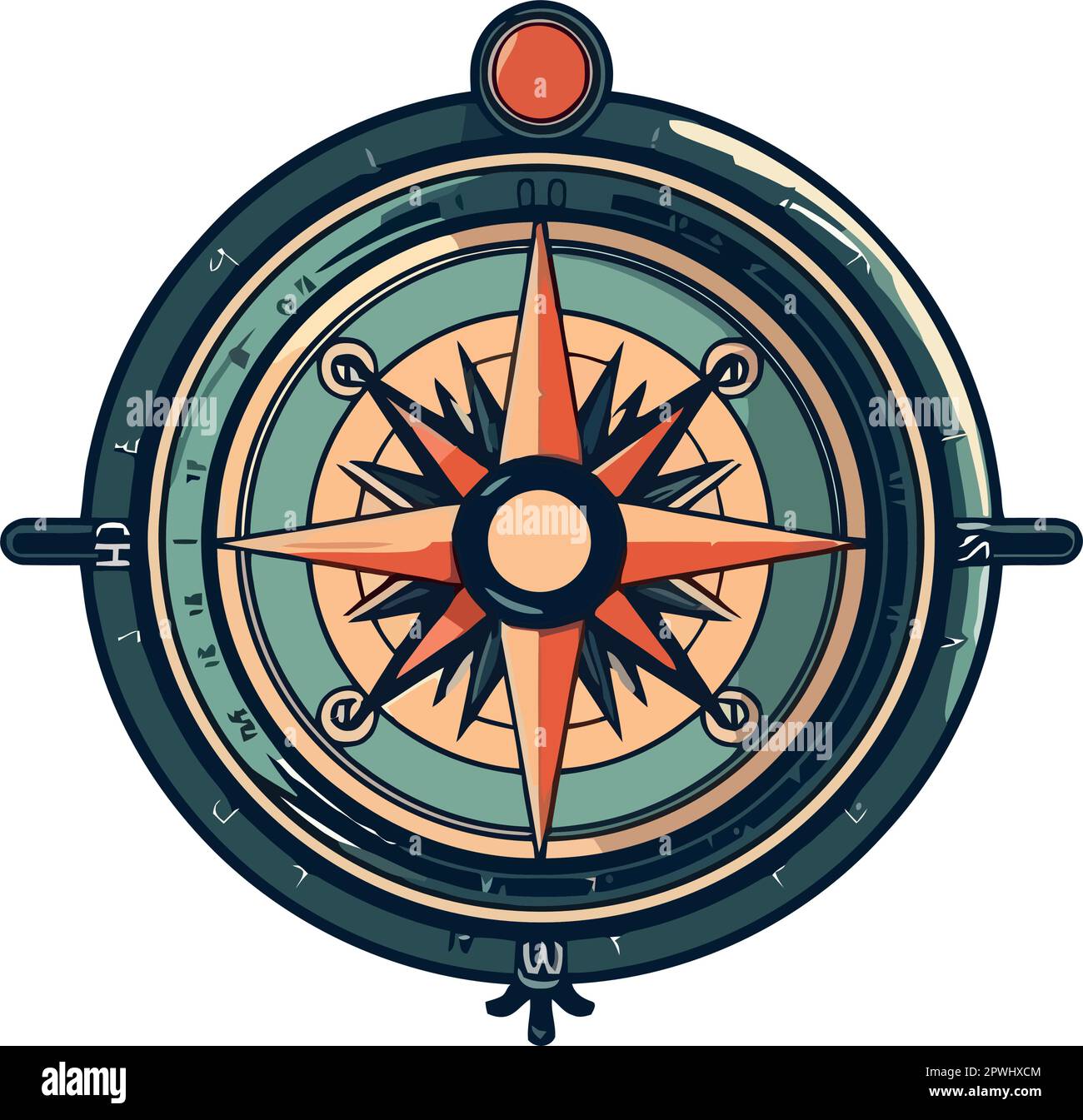 compass guides journey of discovery Stock Vector Image & Art - Alamy