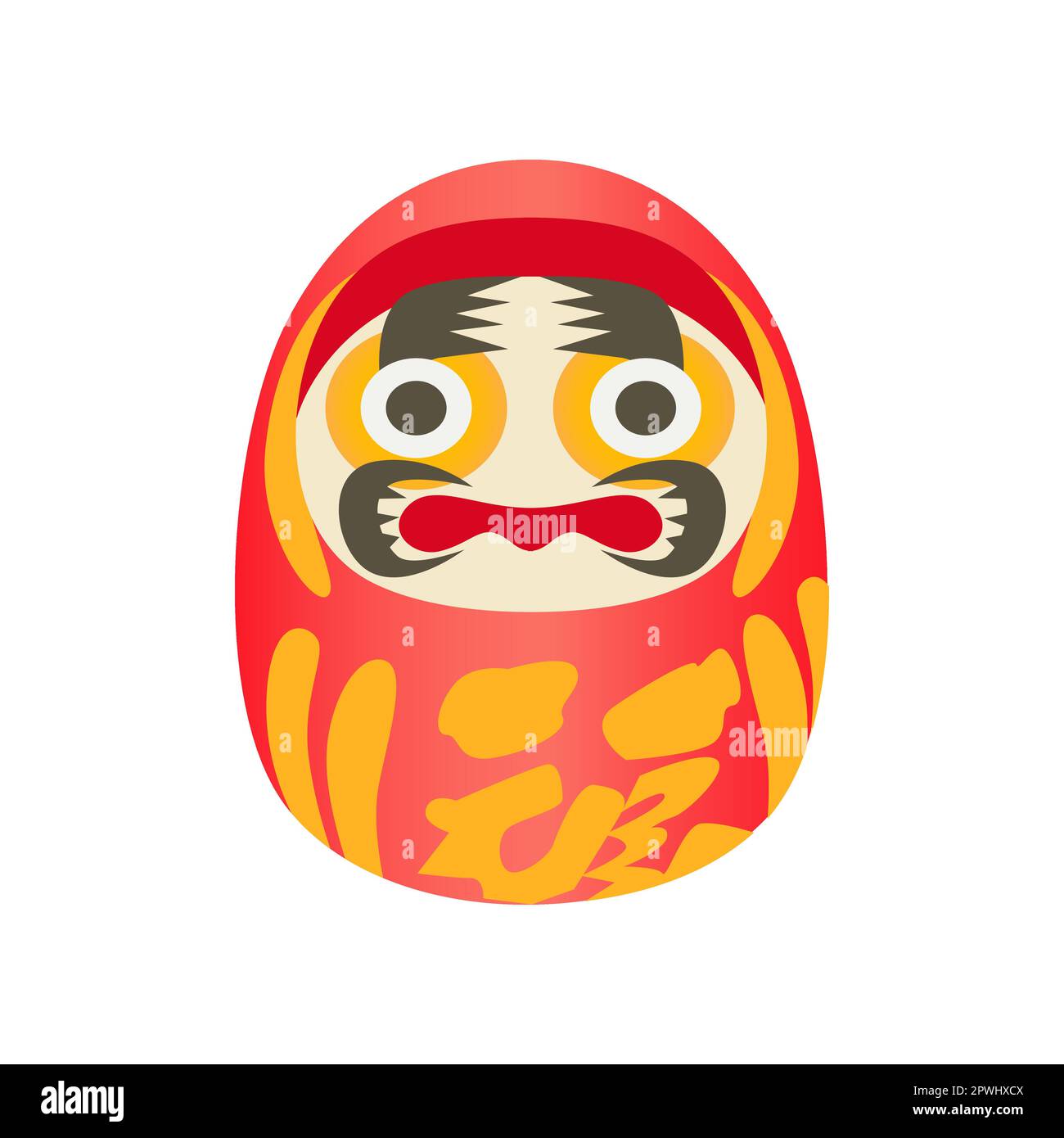 Japanese national Daruma toy vector illustration Stock Vector Image & Art - Alamy