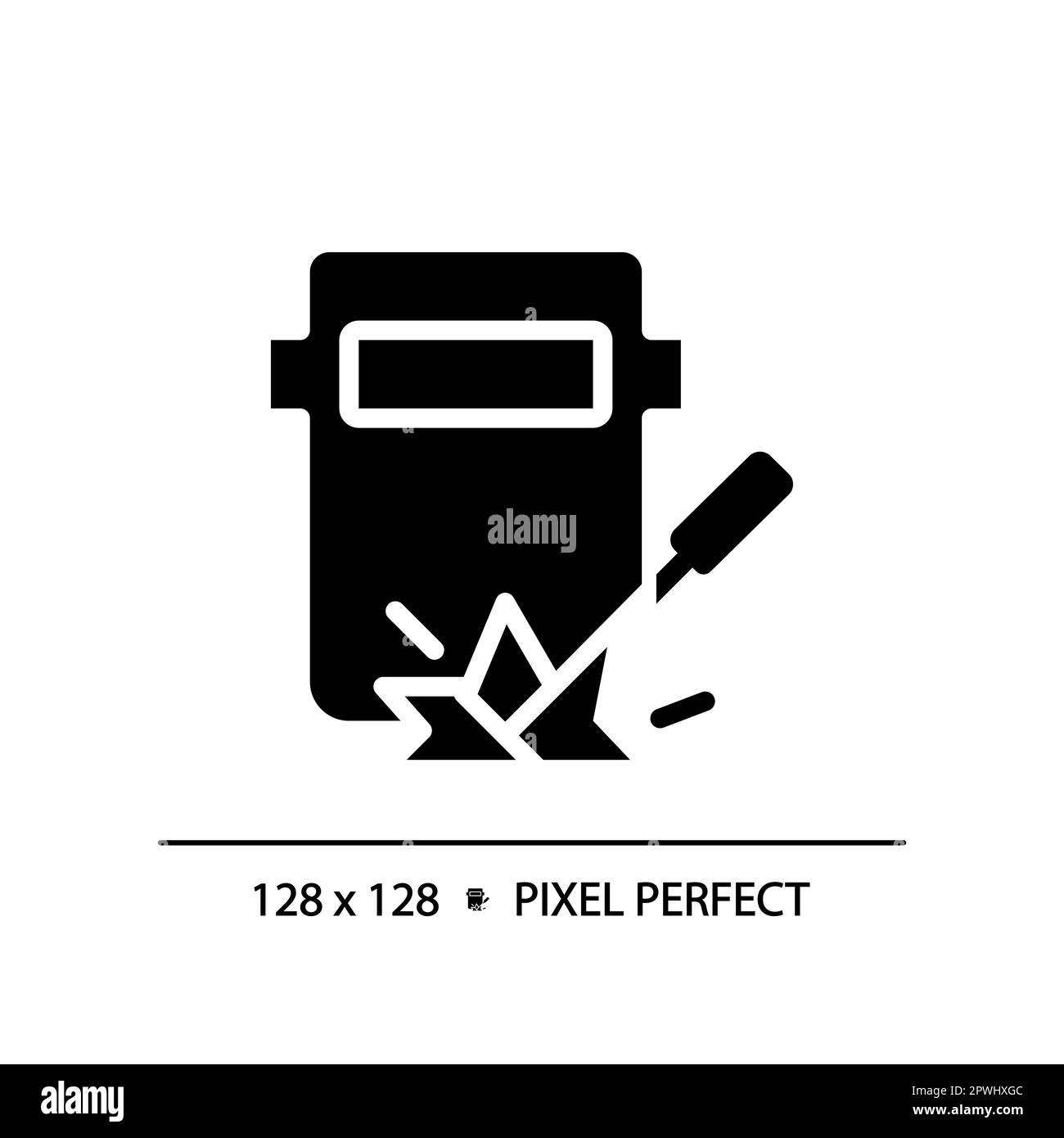 Welding pixel perfect black glyph icon Stock Vector Image & Art - Alamy Welding pixel perfect black glyph icon Stock Vector Image & Art - Alamy