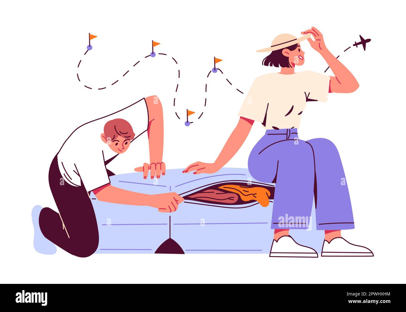 Going for vacation Stock Vector Images - Alamy