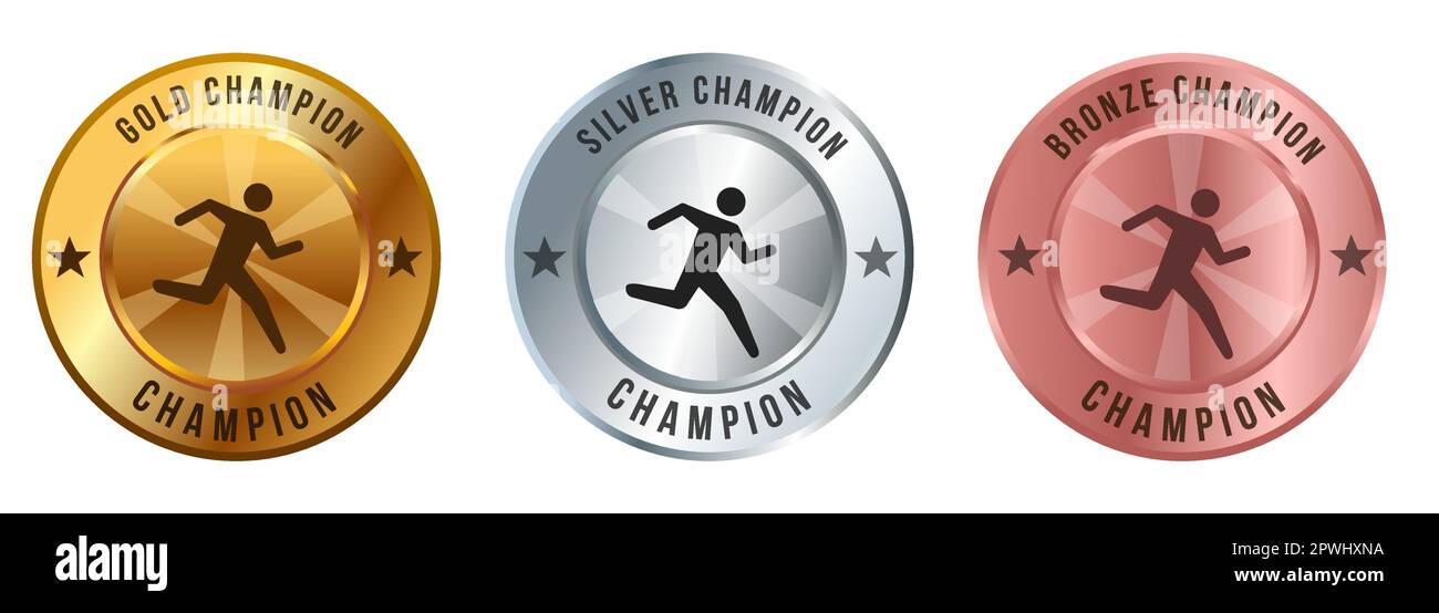 Running marathon sprint competition sport medal championship winner ...