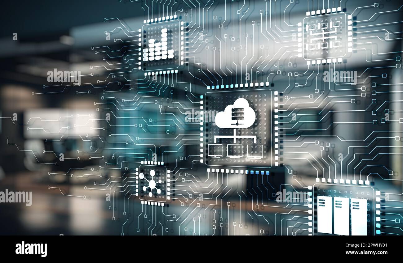 Cloud computing network. Cloud computing concept 2023 Stock Photo - Alamy