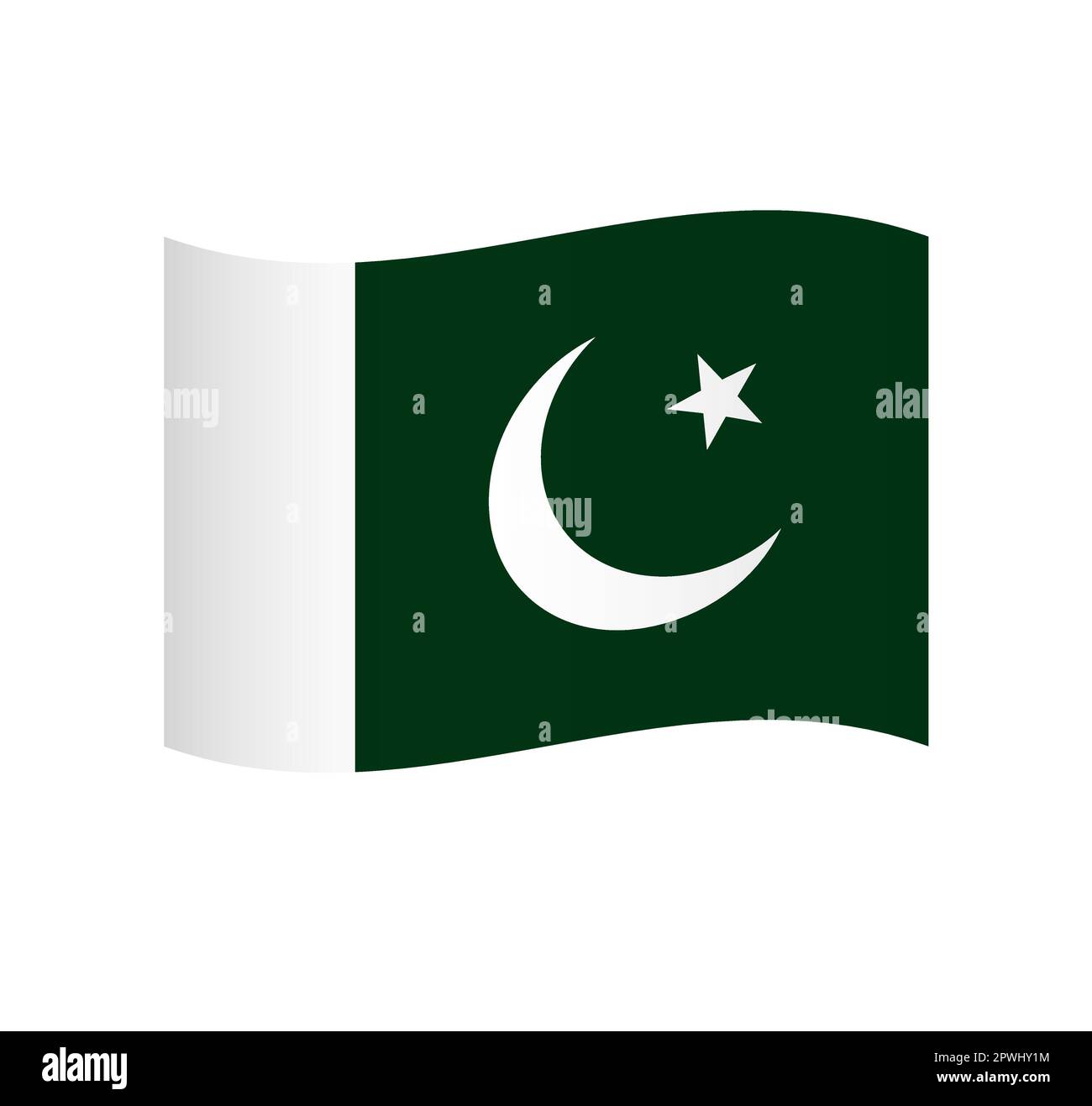 Pakistani 3d flag Stock Vector Images - Alamy