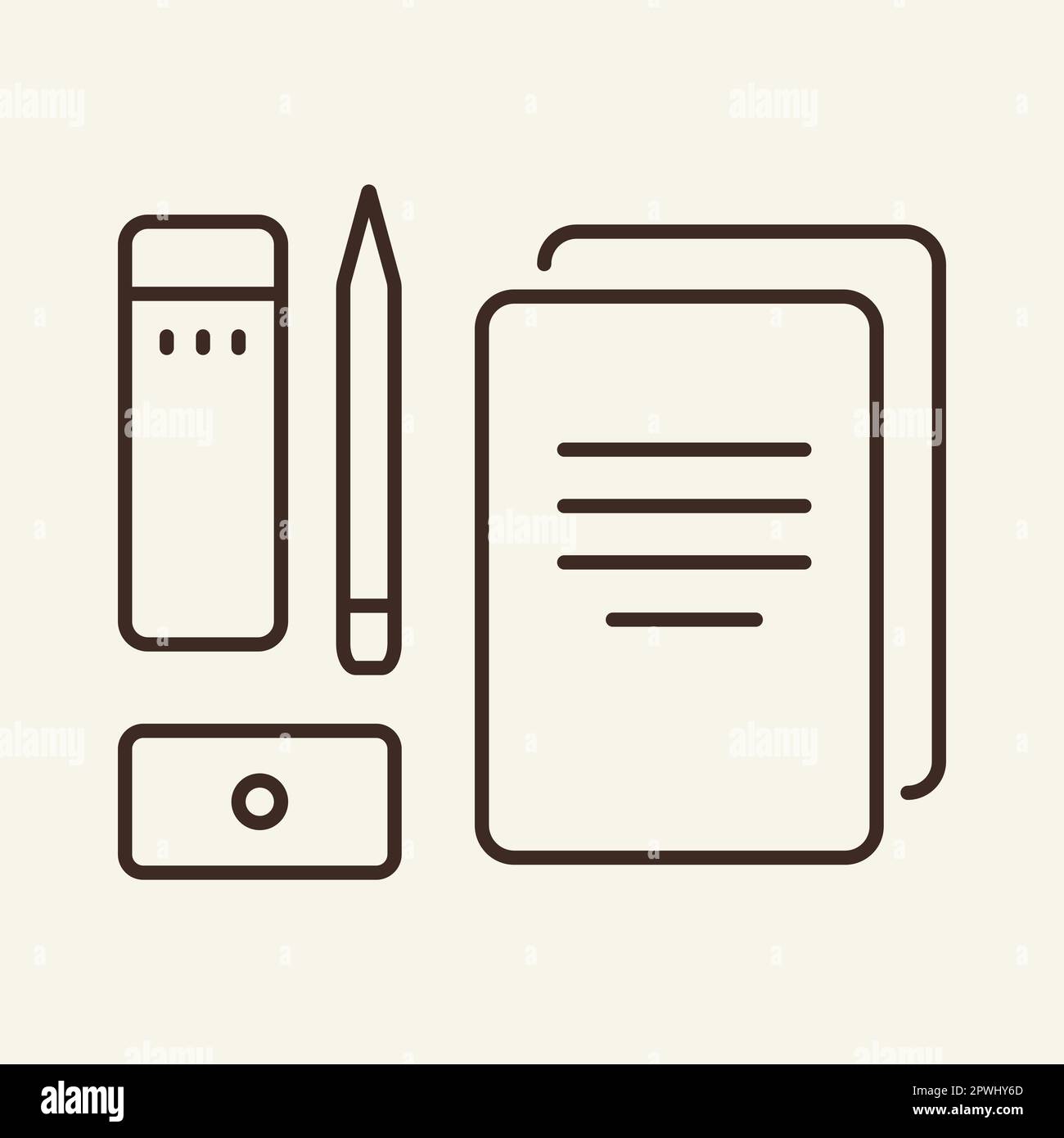 Company notepad Stock Vector Images - Alamy