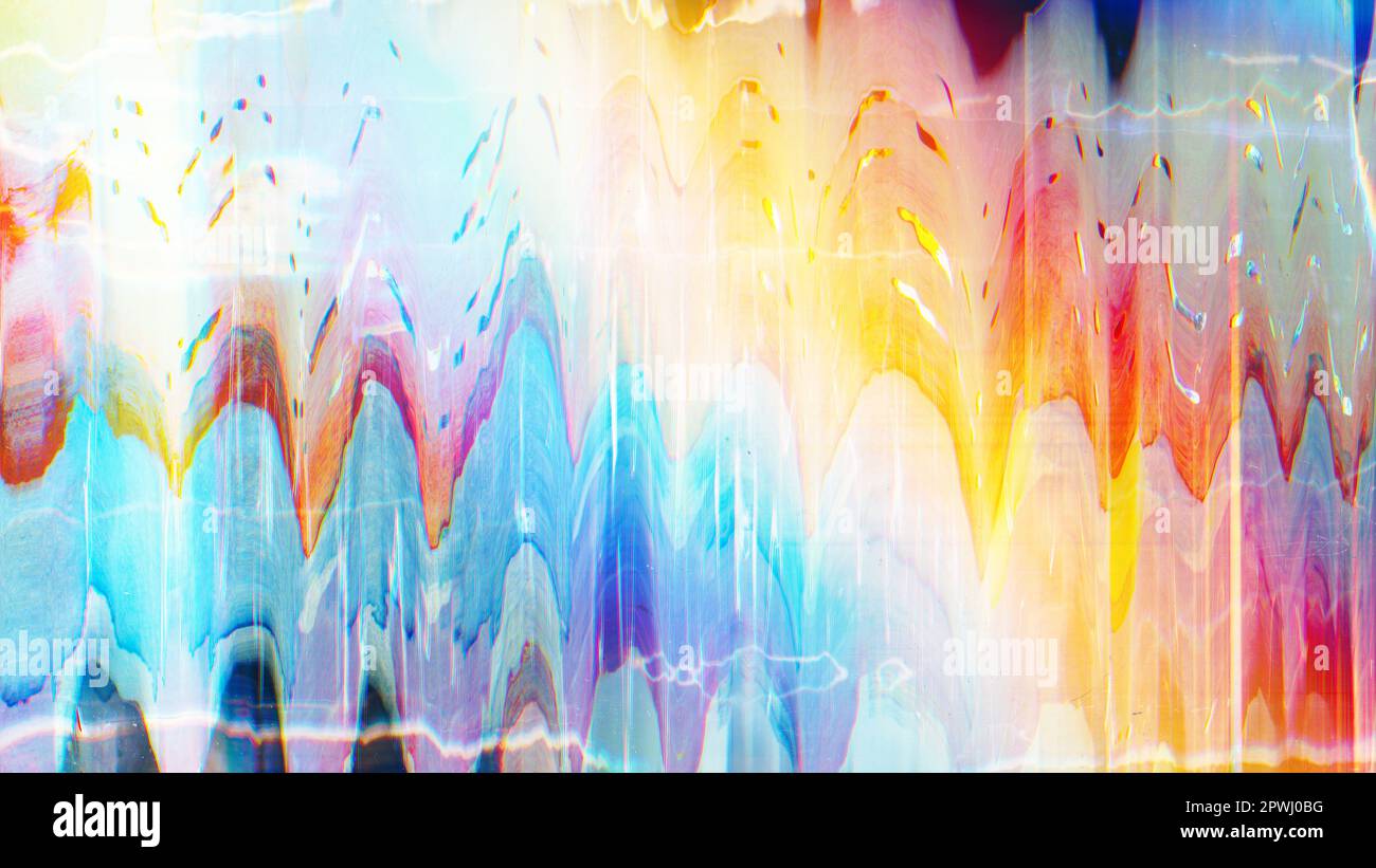 glitch art background color distortion texture Stock Photo - Alamy