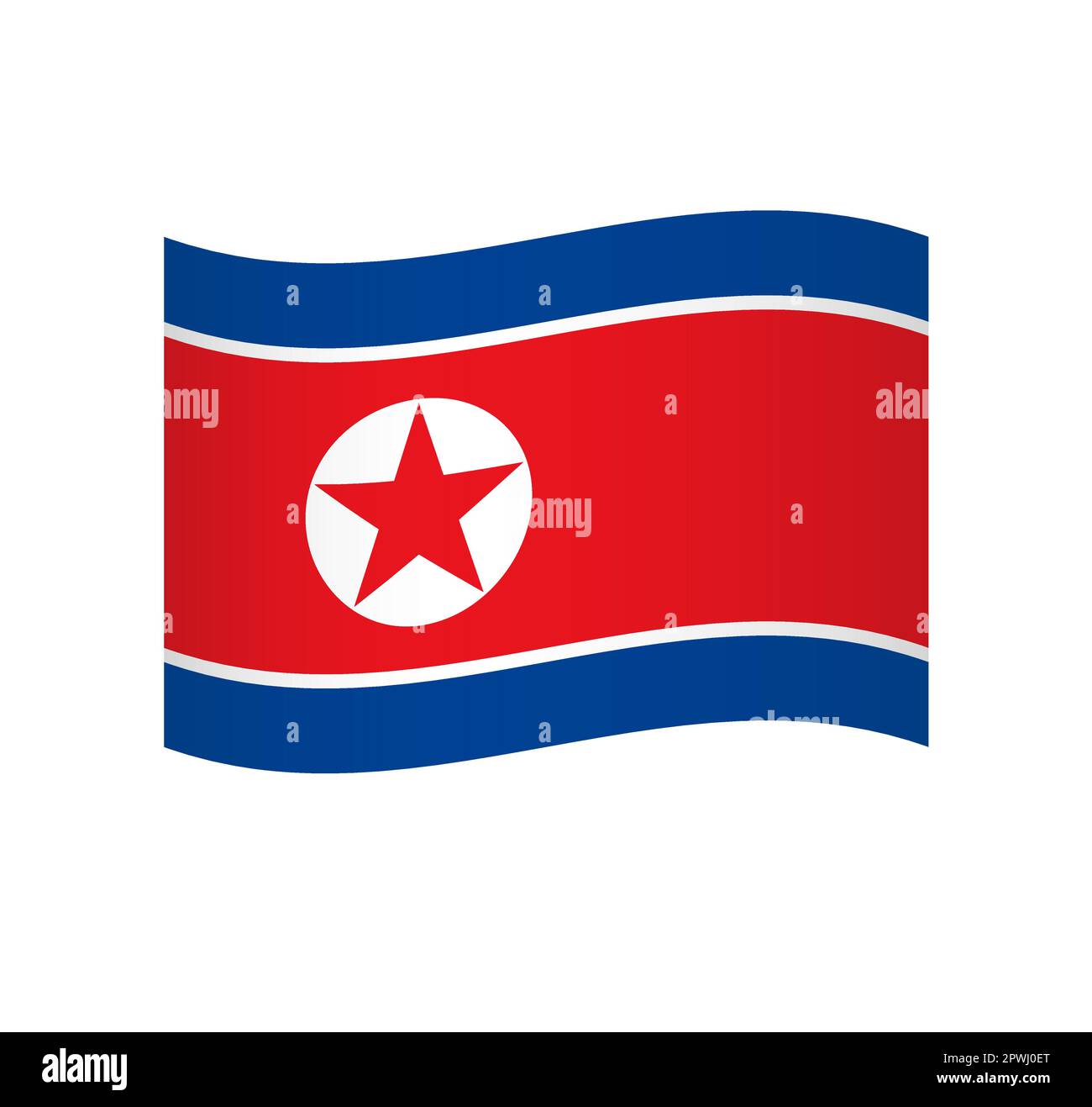 Flag of dprk Cut Out Stock Images & Pictures - Alamy