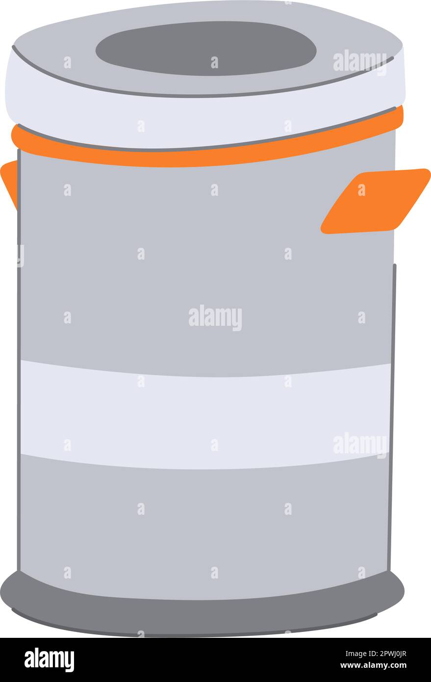 recycle trash bin cartoon. waste plastic, dust basket recycle trash bin ...