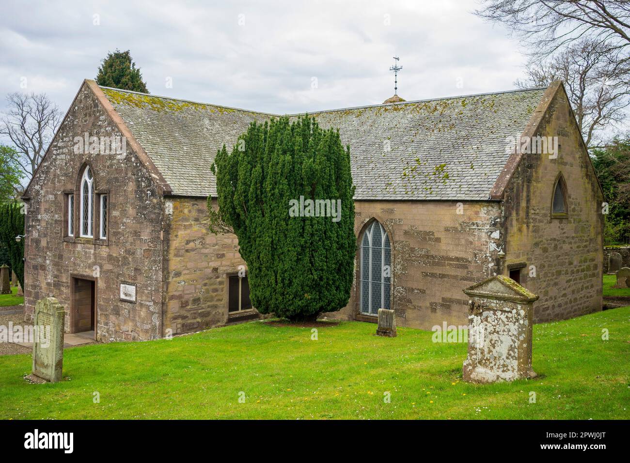 Village of Scone outside Perth Scotland home to the Stone of Scone ...