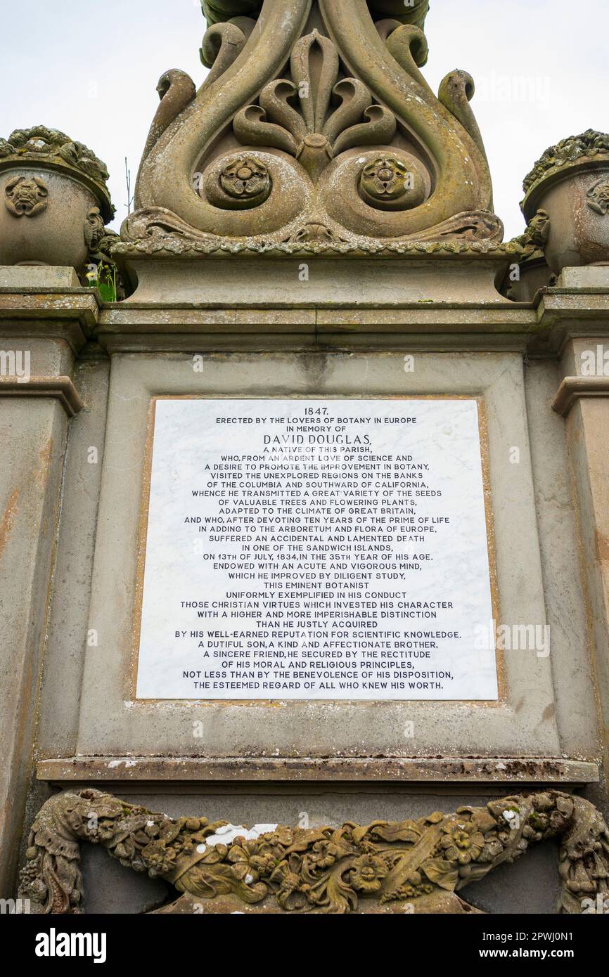 Village of Scone outside Perth Scotland home to the Stone of Scone ...