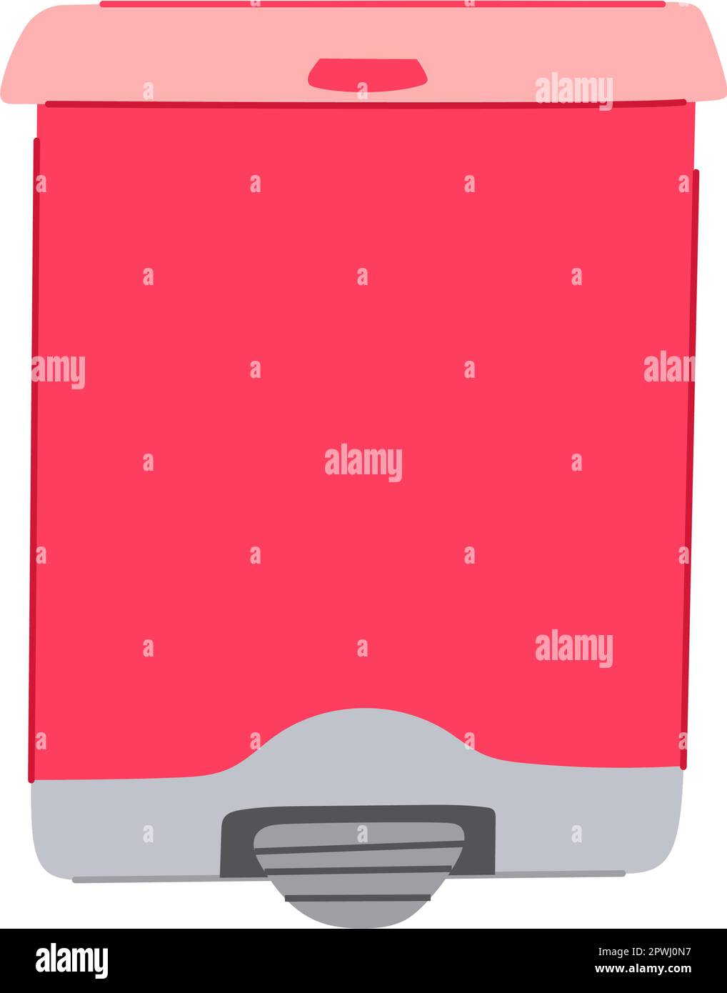 dust trash bin cartoon. basket box, garbage can dust trash bin sign ...