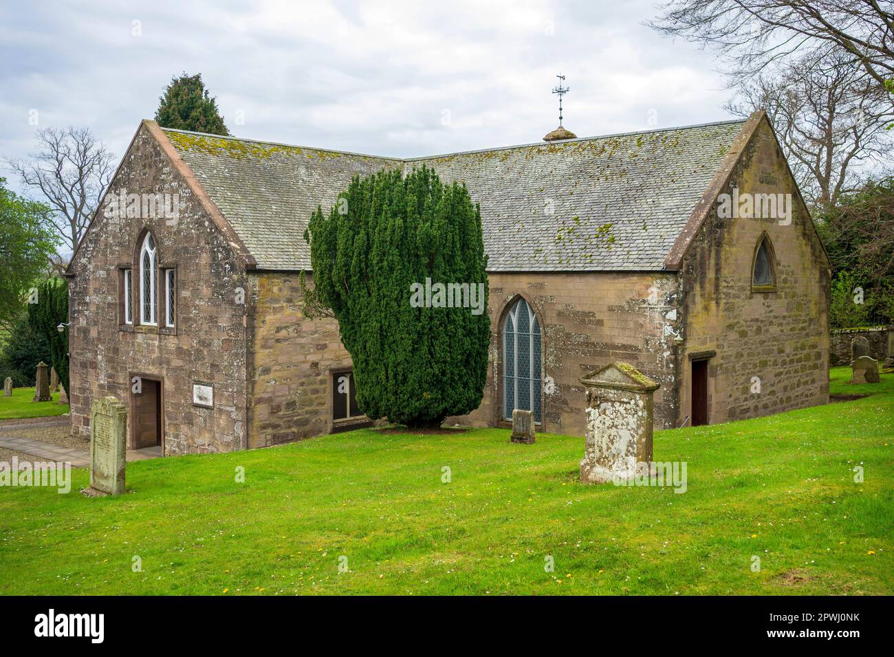 Village of Scone outside Perth Scotland home to the Stone of Scone ...