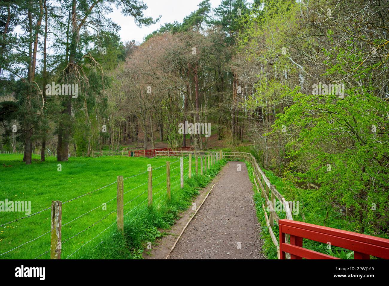 Village of Scone outside Perth Scotland home to the Stone of Scone ...