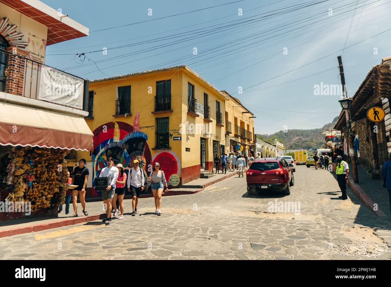 Beautiful landscape in tepoztlan mountains hi-res stock photography and ...