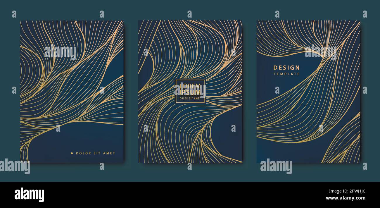 Book cover design in art deco style hi-res stock photography and images ...