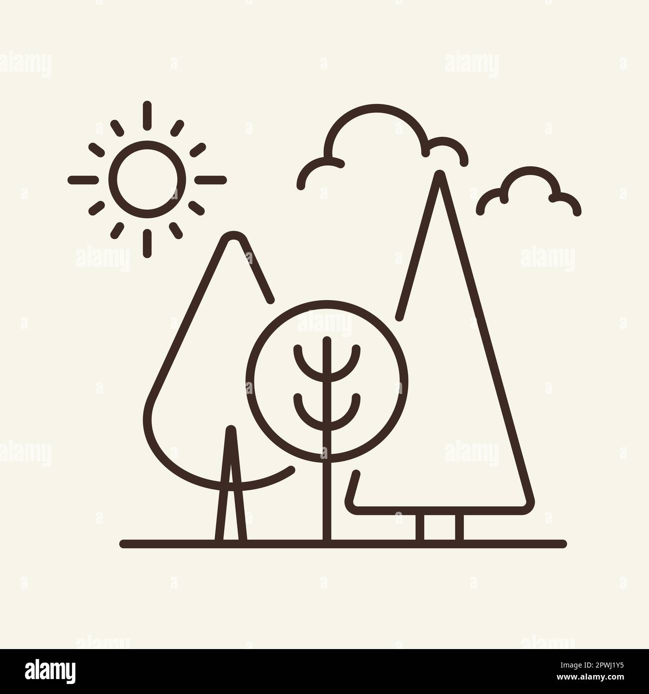 Under the foliage Stock Vector Images - Alamy