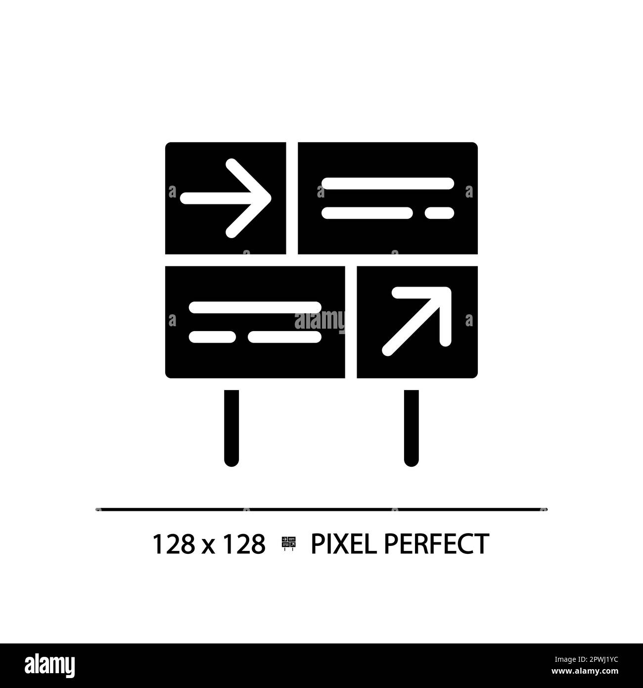 Directional sign train Stock Vector Images - Alamy