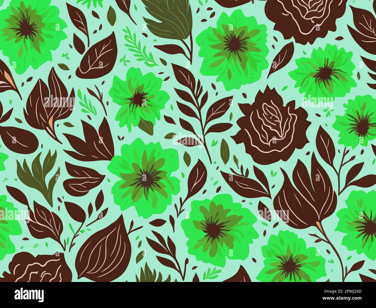 Vector Elegant Floral Pattern