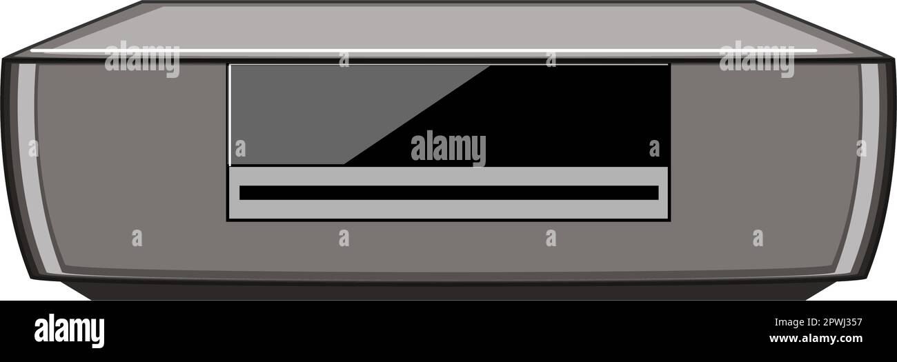 record cd player cartoon. vintage audio, sound retro record cd player ...