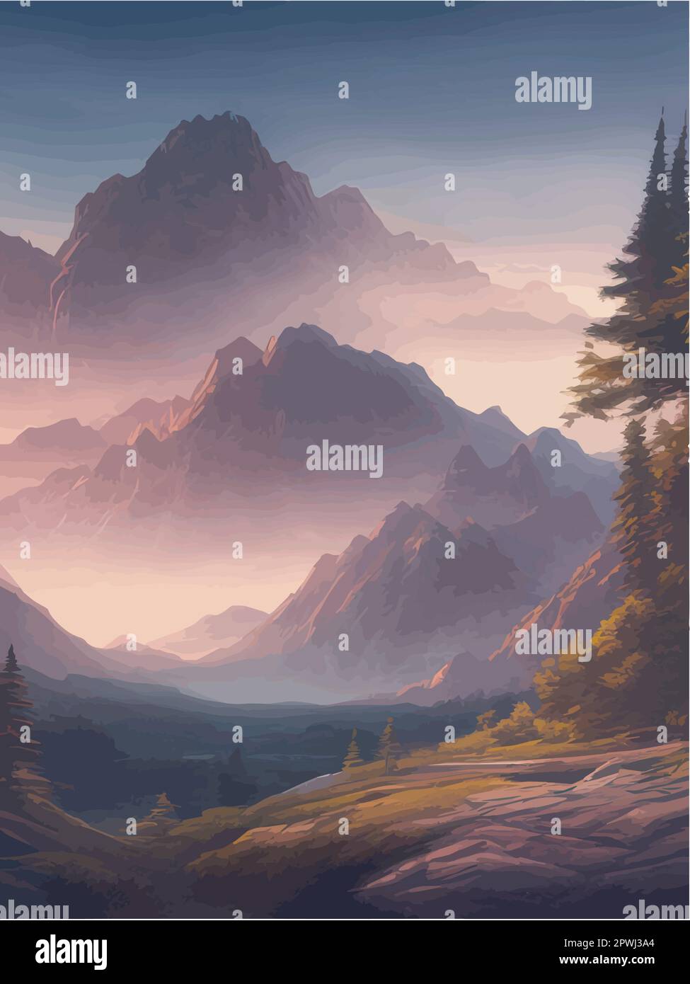 Tree top adventures Stock Vector Images - Alamy