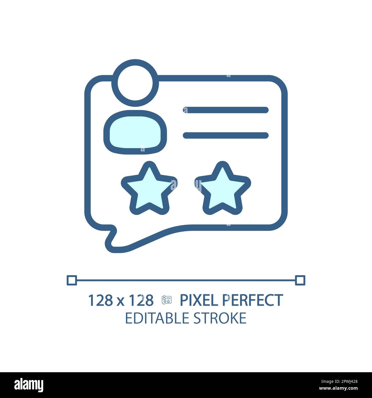 Personal rating line icon Stock Vector Images - Alamy
