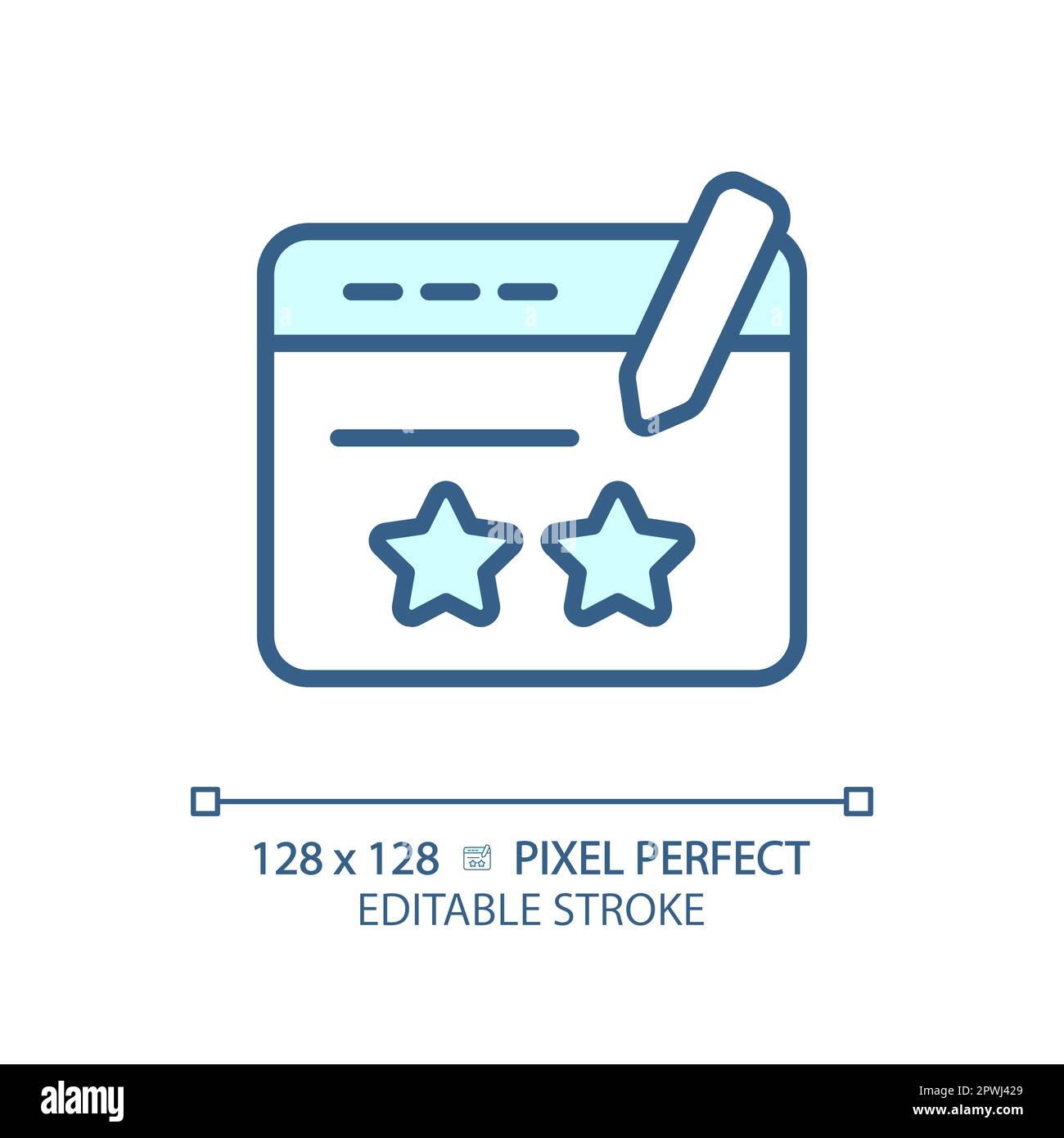 Review pixel perfect RGB color icon Stock Vector Image & Art - Alamy
