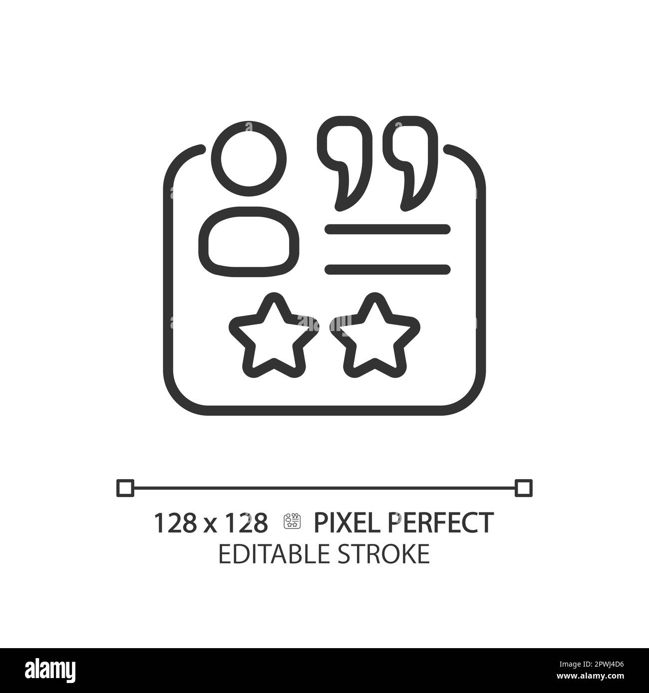 Customer testimonials pixel perfect linear icon Stock Vector Image ... Customer testimonials pixel perfect linear icon Stock Vector Image ...